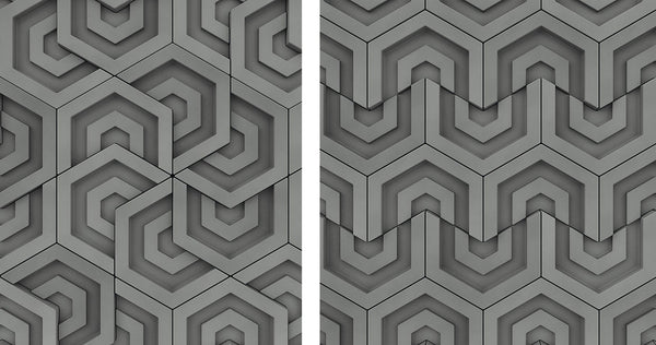 3D tiles for walls: Endless design possibilities with concrete. – FLOAT