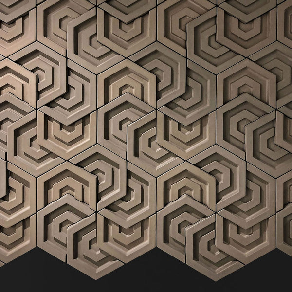 Geometric 3D wall tiles — Symmetry | FLOAT